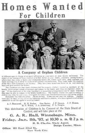 orphan children poster – Washington County Museum